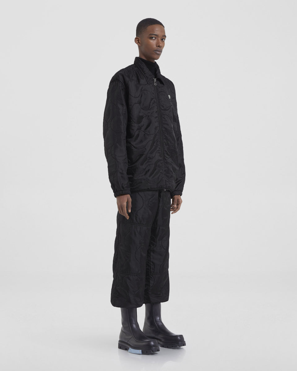 Re:Work Quilted Trousers in Black | OAMC